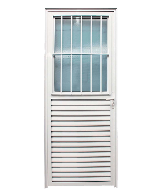 Porta Home 1F Postigo 210X80 Esq 3A - Porta Postigo de Alumínio Branco ...
