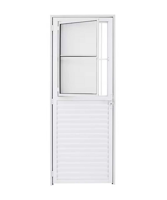 Porta Postigo Branca 210X80 Esq Lux - Porta Postigo Alumínio Branca ...