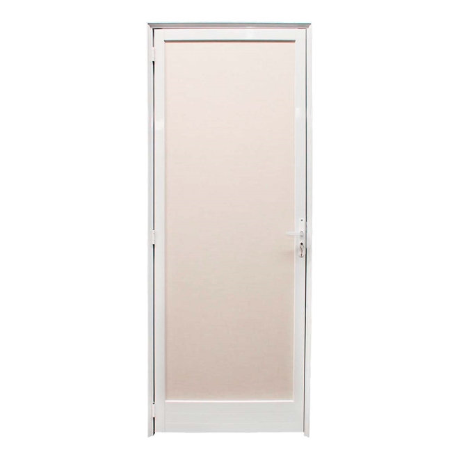Porta Home Mad Milano 210X70 Esq 3A - Porta de Aluminio Branco Home Mad ...