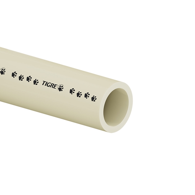 AQUATHERM TUBO CPVC 7003 28MM TIGRE - AQUATHERM TUBO CPVC 7003 28MM 3MT TIGRE - TIGRE