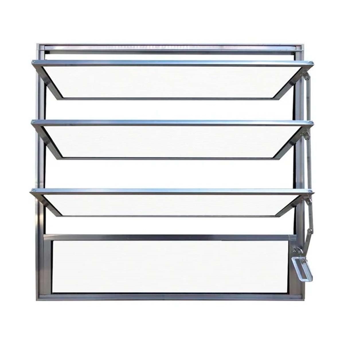 Basculante 080X100 Brilhante Lux - Basculante de Alumínio 080X100 ...