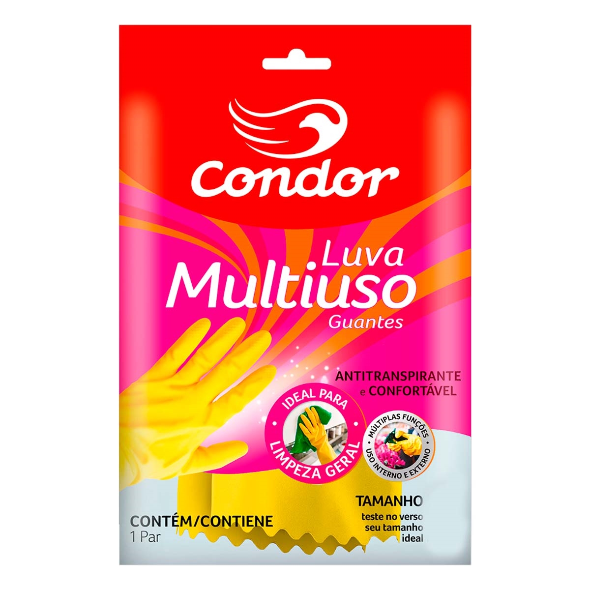 LUVA LATEX MULTIUSO MEDIA CONDOR - LUVA LATEX MULTIUSO MEDIA CONDOR ...