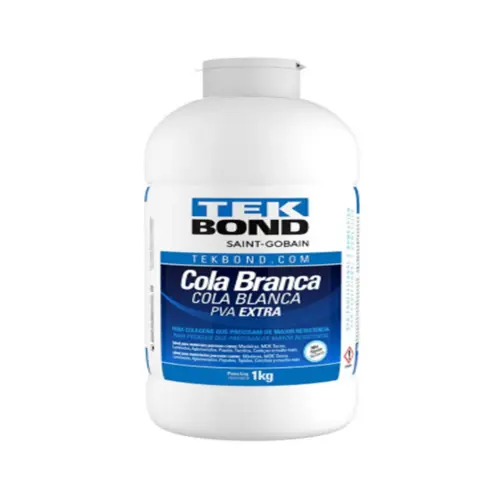 Cola Branca PVA Extra 1Kg Tekbond - Cola Branca PVA Extra 1Kg Tekbond - TEKBOND